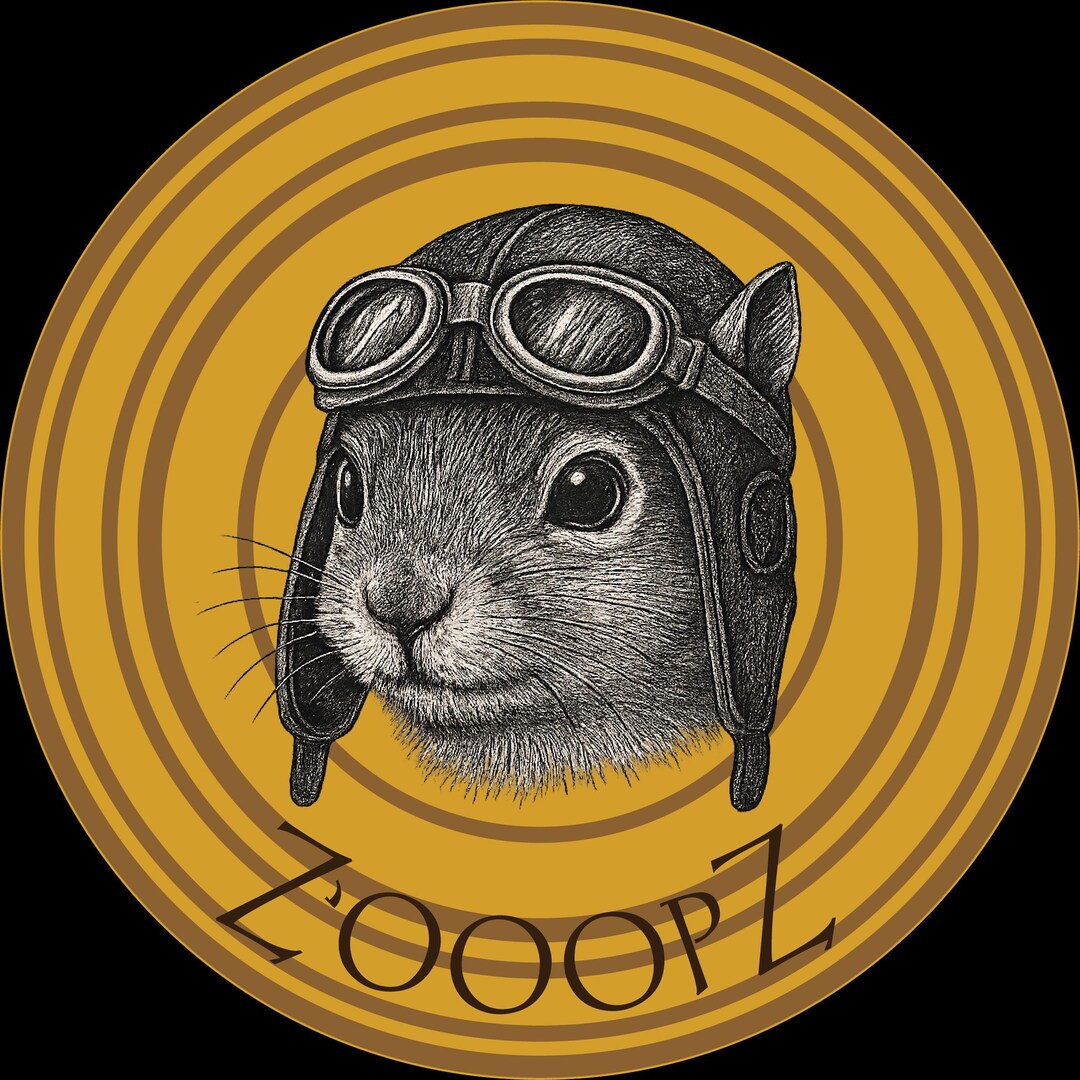 Zed Squirrel Sticker - Etsy