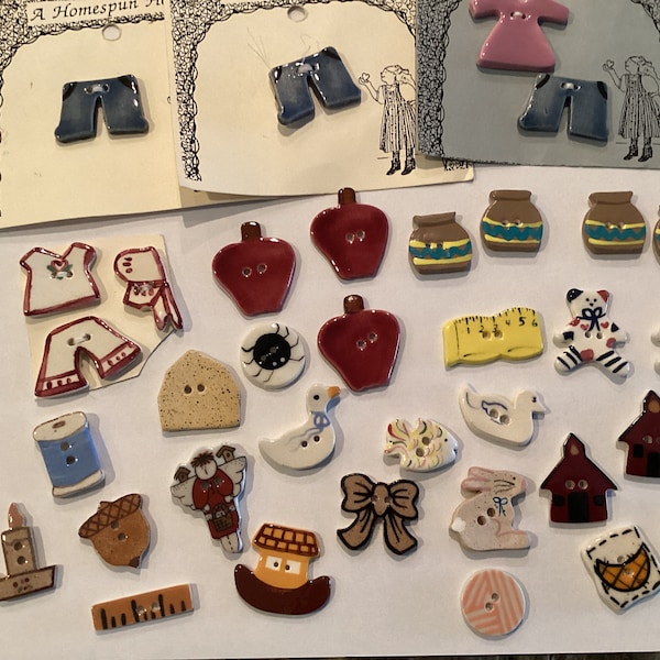 Ceramic Button - Etsy