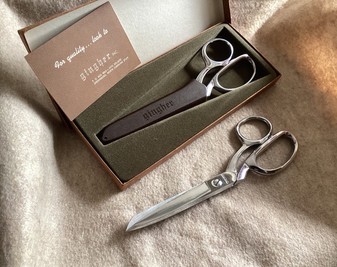 Vintage Gingher Scissors, Marks Knife Edge Scissors, Gingher Scissors ...