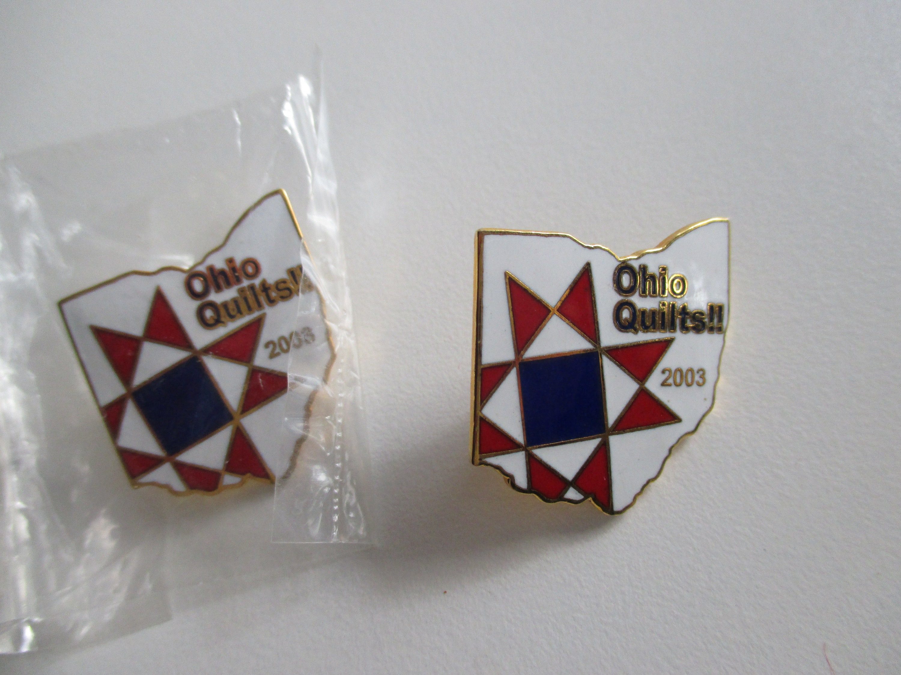 Ohio Bicentennial 1803-2003 fabric panel Ohio statehood fabric ...