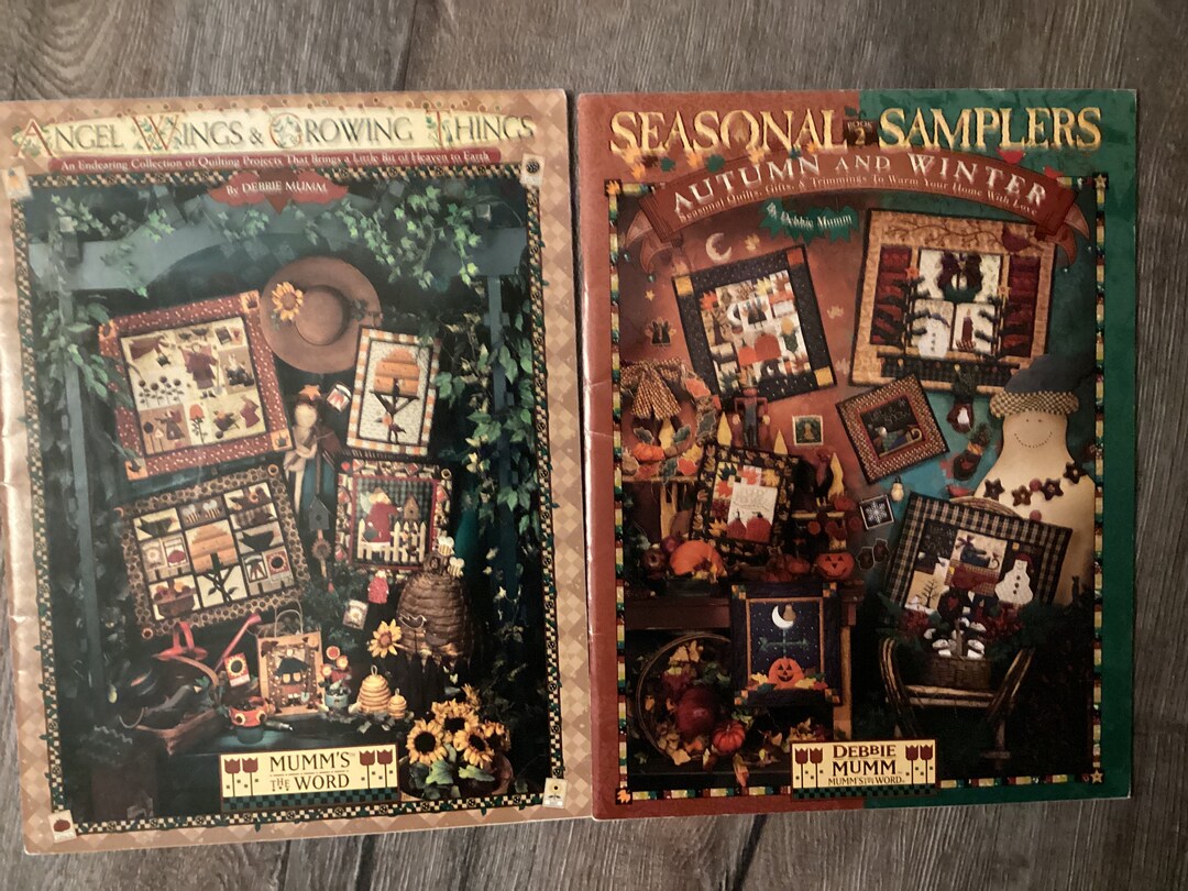 Debbie Mumm Designs Project Books, Angel Wings & Growing Things, Garden ...