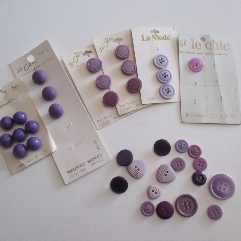 Violet Buttons - Etsy
