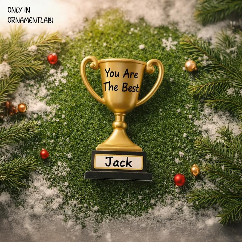 Gold Ornament With Name - Etsy