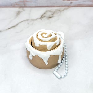 Cute Cinnamon Roll Clicker | 3D Printed Fidget Stim | Yummy Adorable ...