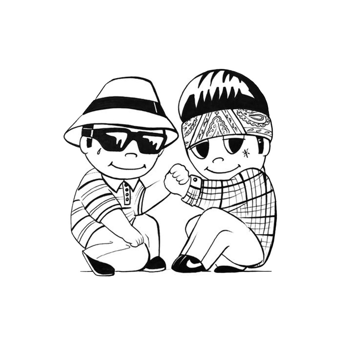 Lowrider Homies Coloring Pages - Etsy