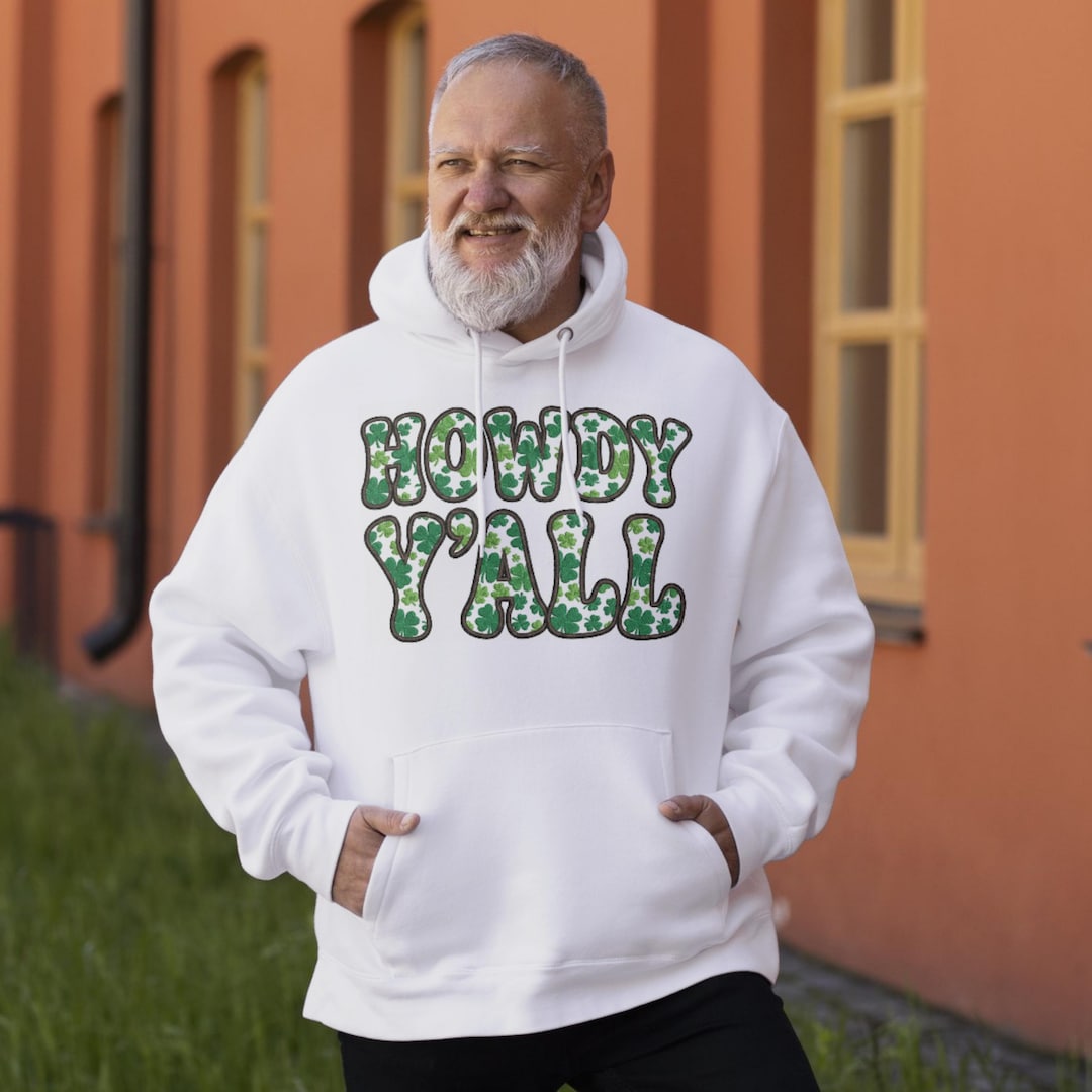 Howdy Y’all PNG, St Patrick’s Day Sublimation, Shamrock Western Design ...
