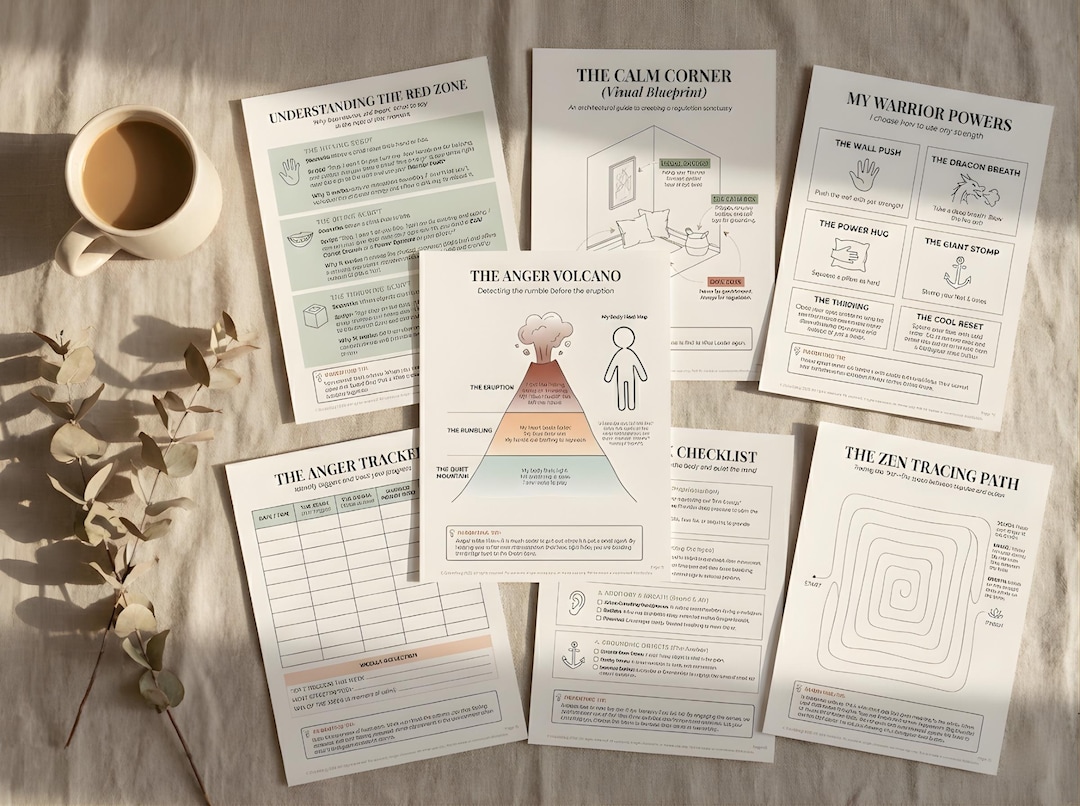 Anger Management Warrior Guide | Kids Emotional Regulation (digital ...