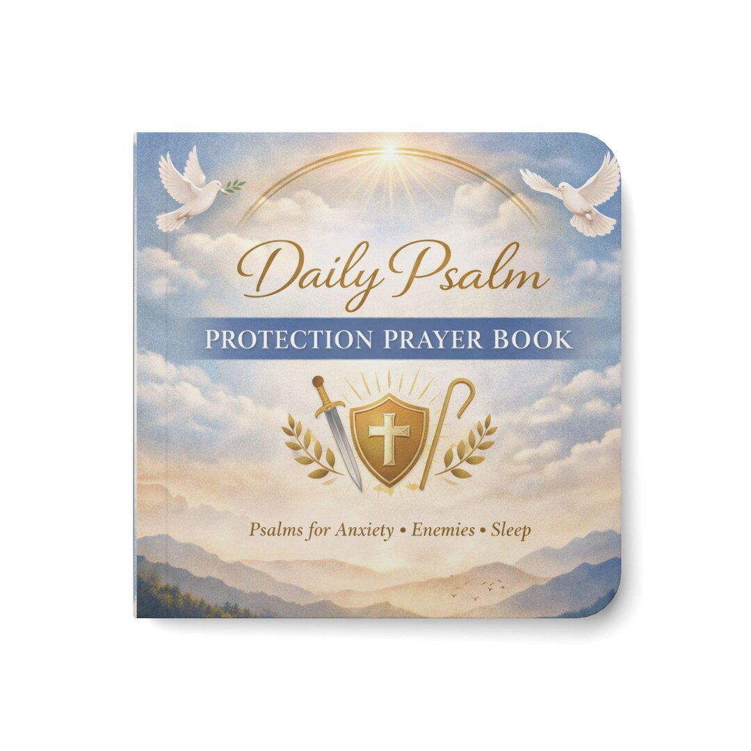 Daily Psalm Protection Prayer Board Book | Psalms for Anxiety Sleep - Etsy