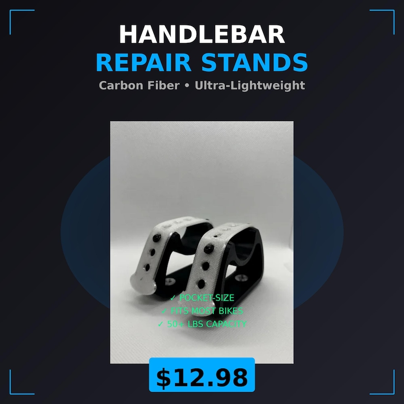 Mini Carbon Fiber Portable Bike Repair Stands: Handlebar Jacks ...