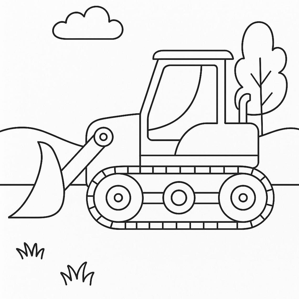 Construction Trucks Coloring Pages- 10 Printable Sheets - Etsy
