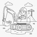 Construction Vehicles Coloring Pages-10 Printable Pages for Kids ...