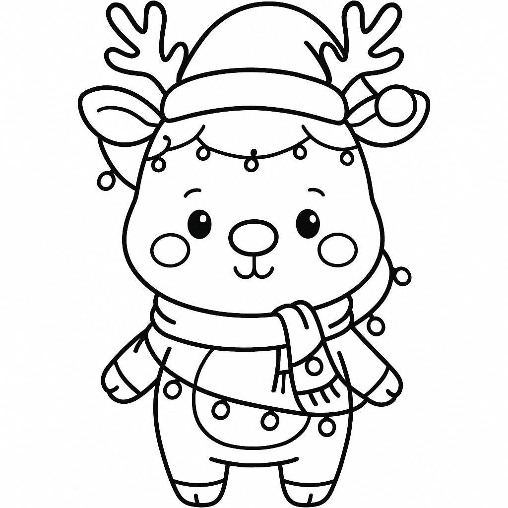 NEW Christmas Coloring Pages for Kids - Etsy