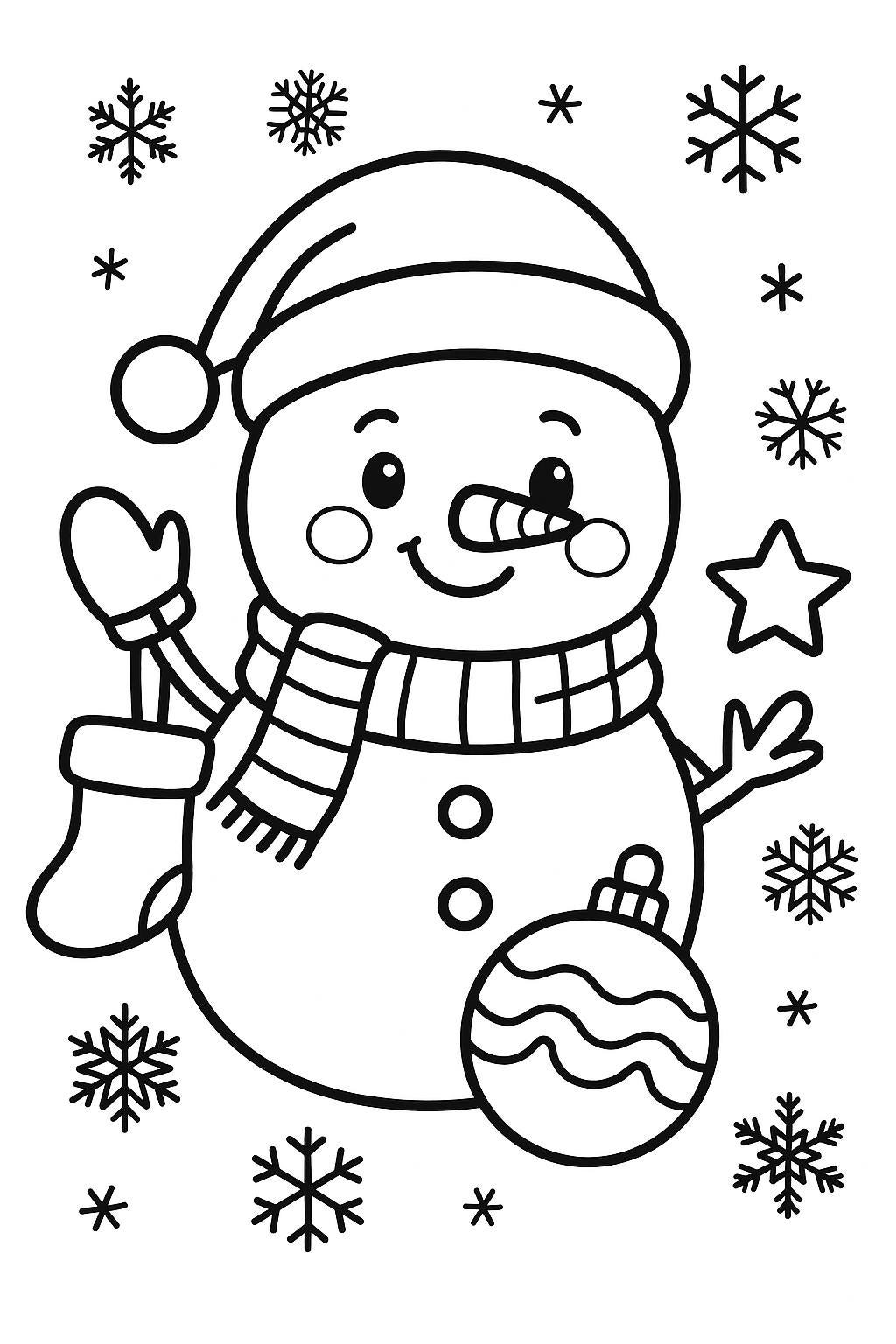 NEW Christmas Coloring Pages for Kids - Etsy