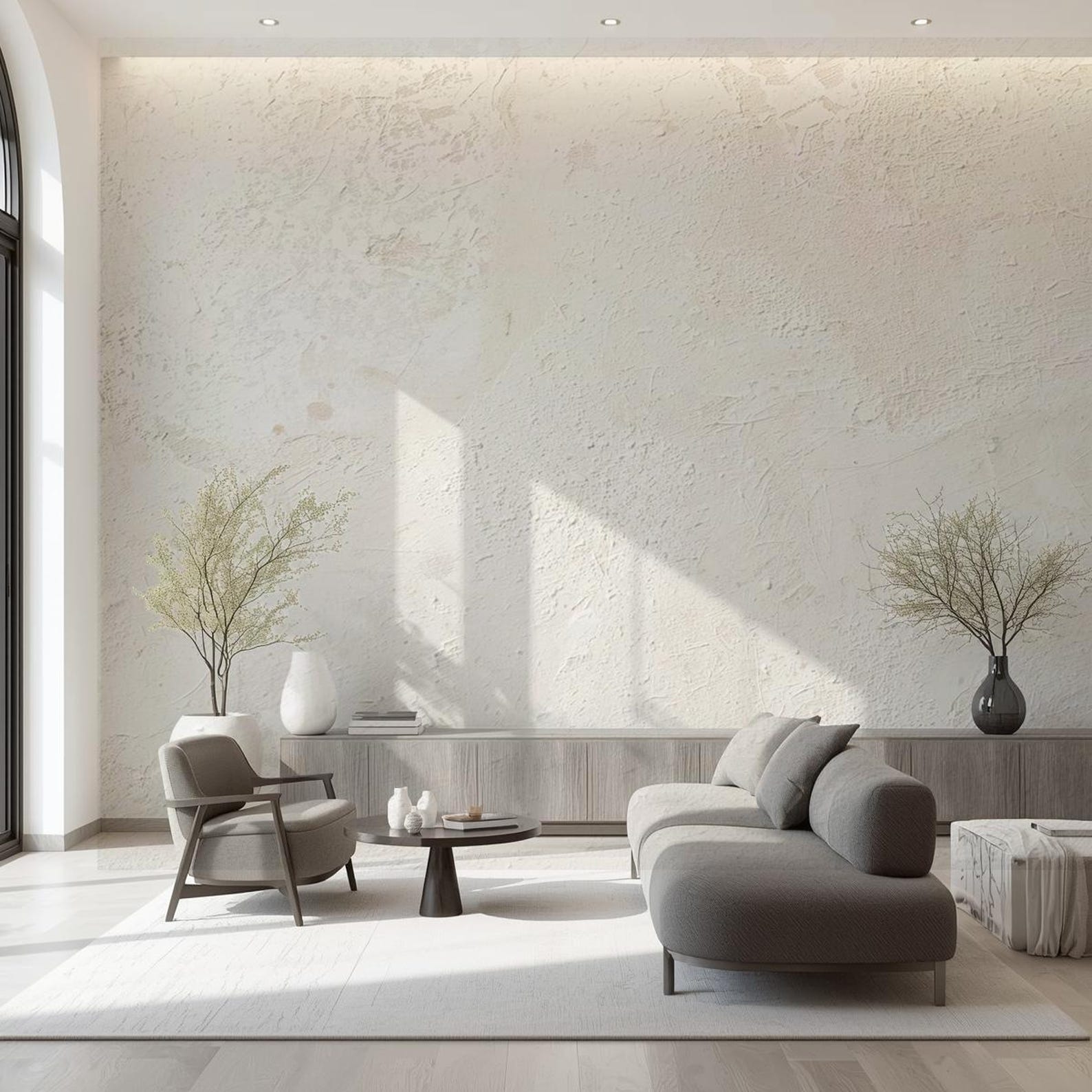 Beige & Gray Clay Texture Bundle (6 Images) | Soft Plaster Wall ...