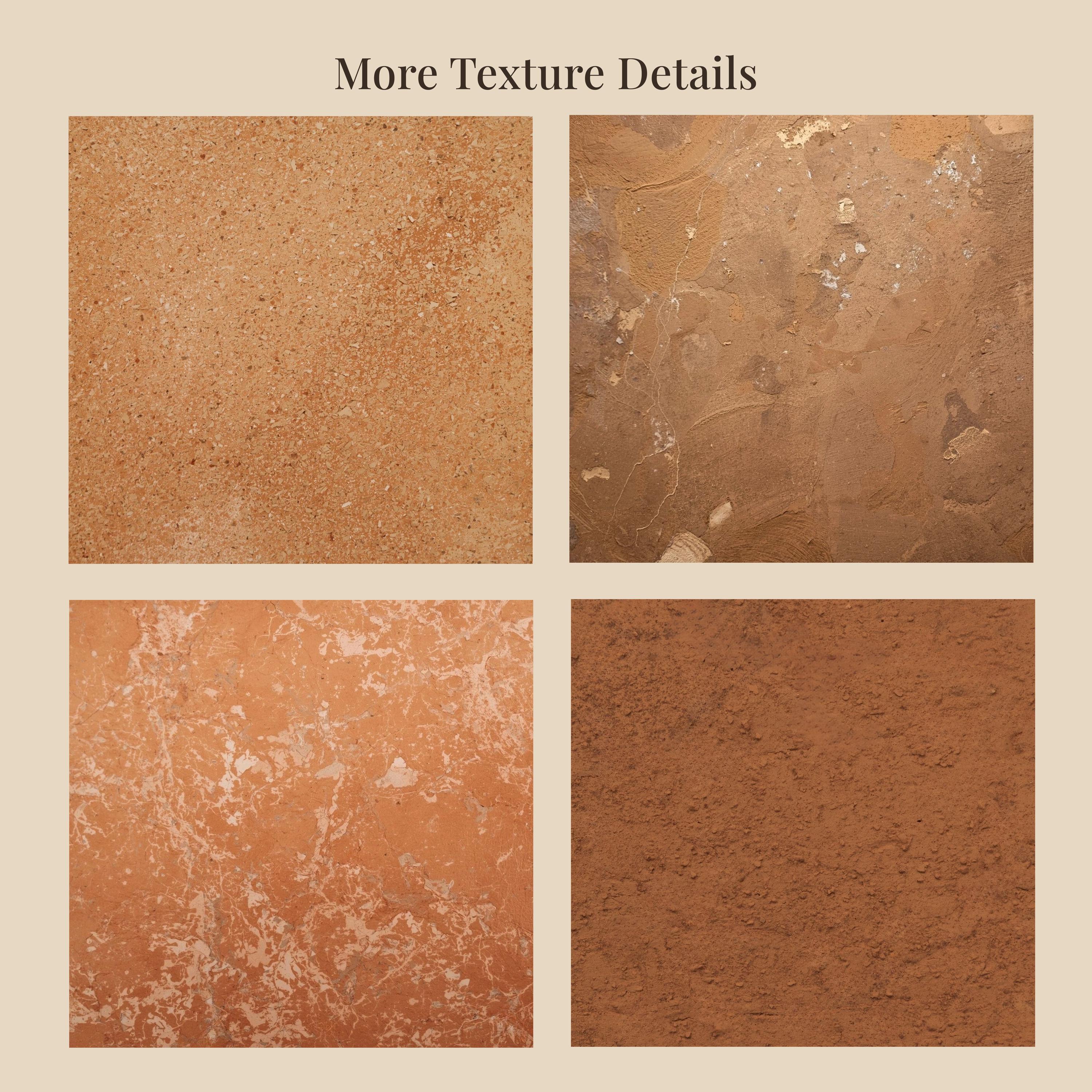 Terracotta Clay & Plaster Texture Bundle – 24 JPG Backgrounds | Warm ...