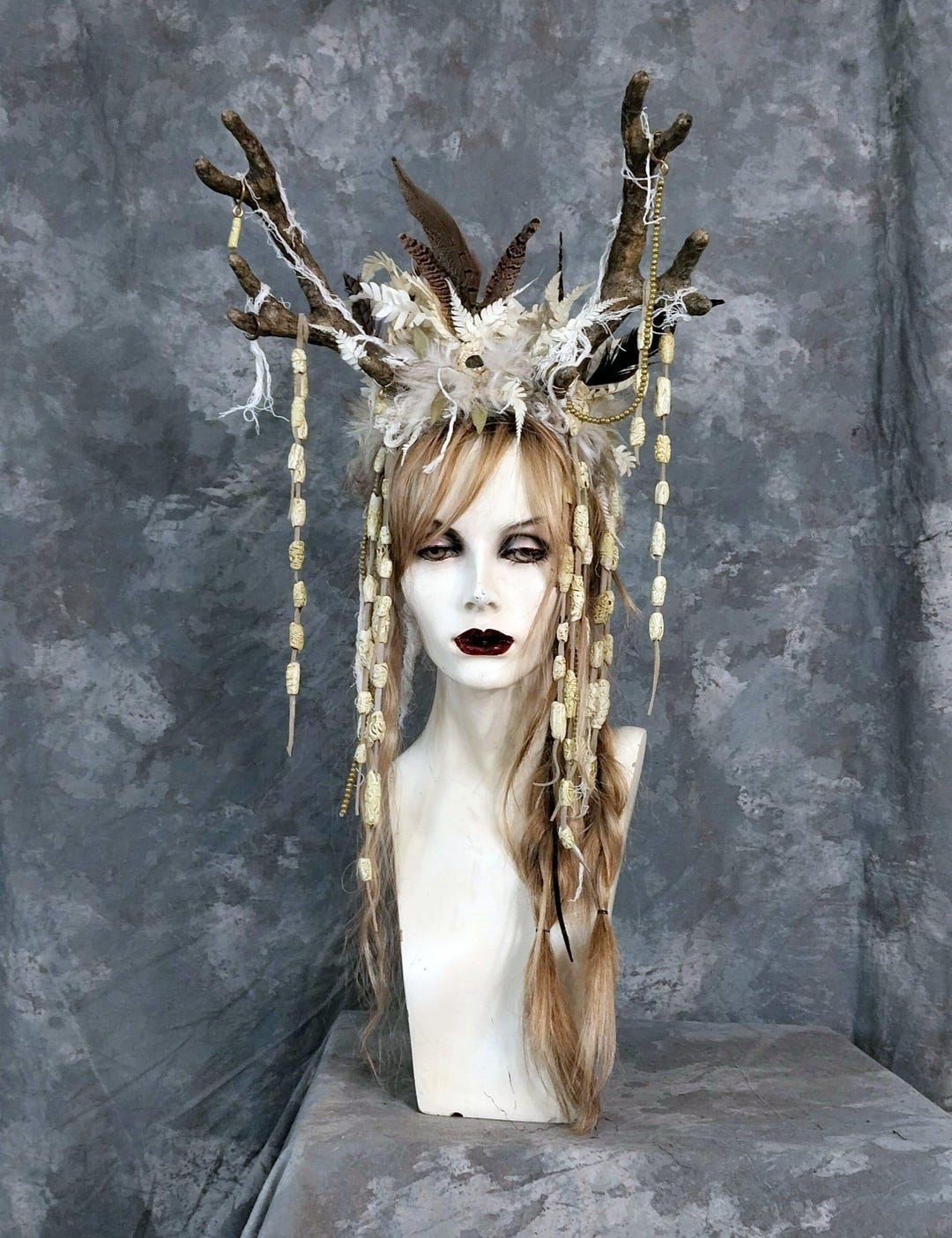 Deer Antlers - Horns - Woodland Forest Fairy Headpiece - Headband ...