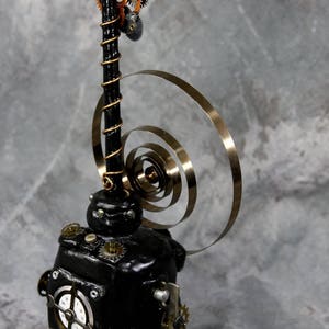 Steampunk Nib Pen & Inkwell Functional Art - Dip Dipping Quill - Poetry ...