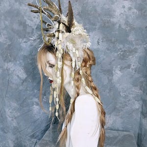 Deer Antlers - Horns - Woodland Forest Fairy Headpiece - Headband ...