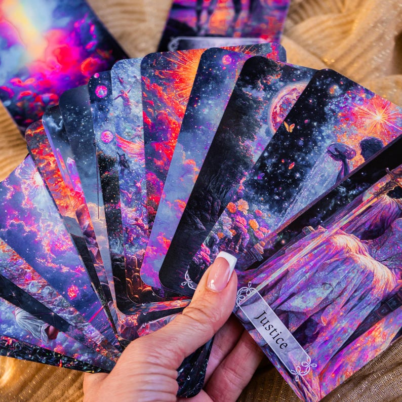 Cosmic Tarot Cards for Readings, Tarot Card Deck, Intuitive Divination ...