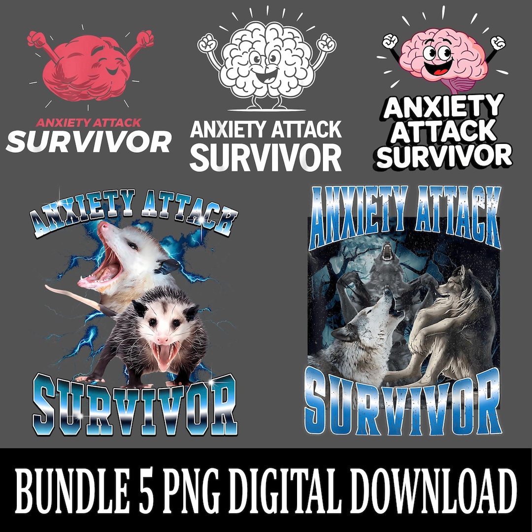 Anxiety Survivor PNG, Mental Health Awareness Design, Inspirational ...