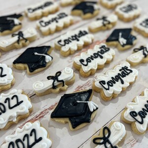Graduation Sugar Cookies Grad Party Favors Grad Party Sweets - Etsy