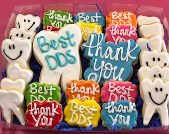 Dentist Decorated Cookies, Doctor Cookies, Nurse Cookies, Thank You ...