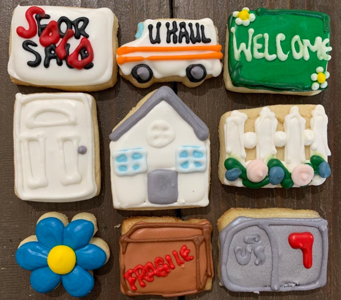 Open House Cookies Realtor Event Cookies Housewarming Cookies Tray Real ...