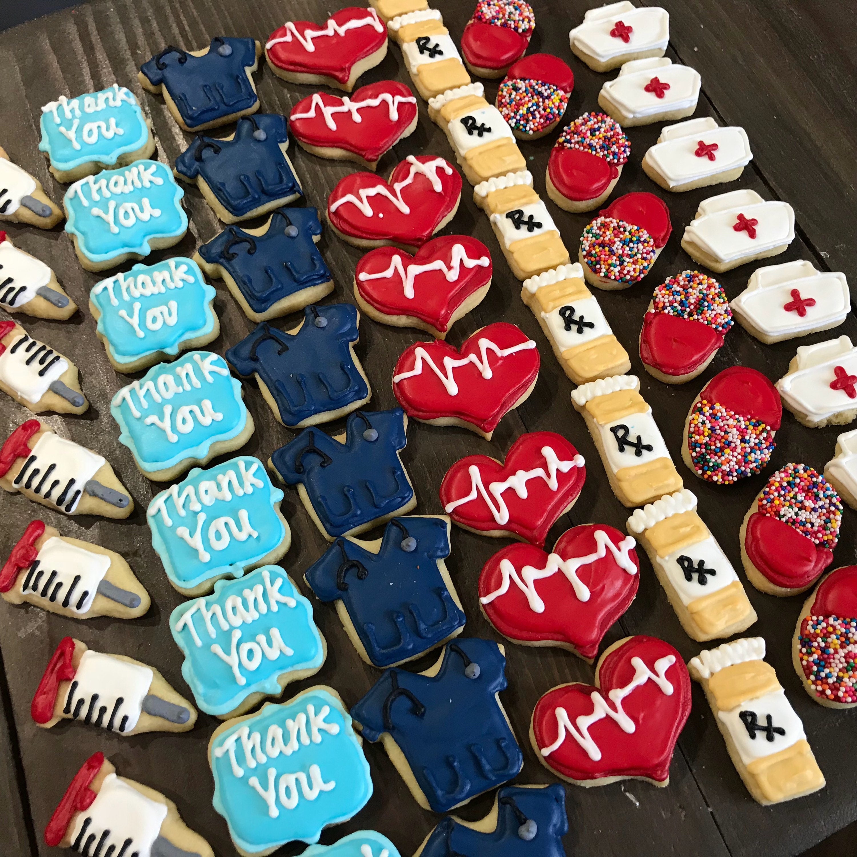 Thank you Docter/Nurse cookies for a tray | Etsy