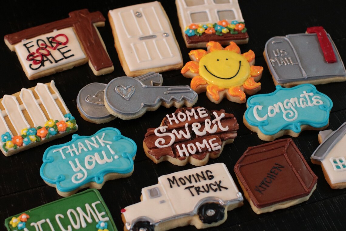 House Warming/new Home/realtor Cookie Gift Box - Etsy