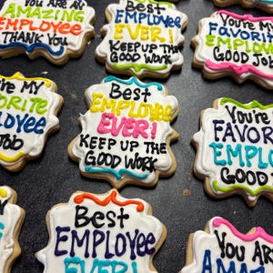 Employee Appreciation/thank You Cookies - Etsy