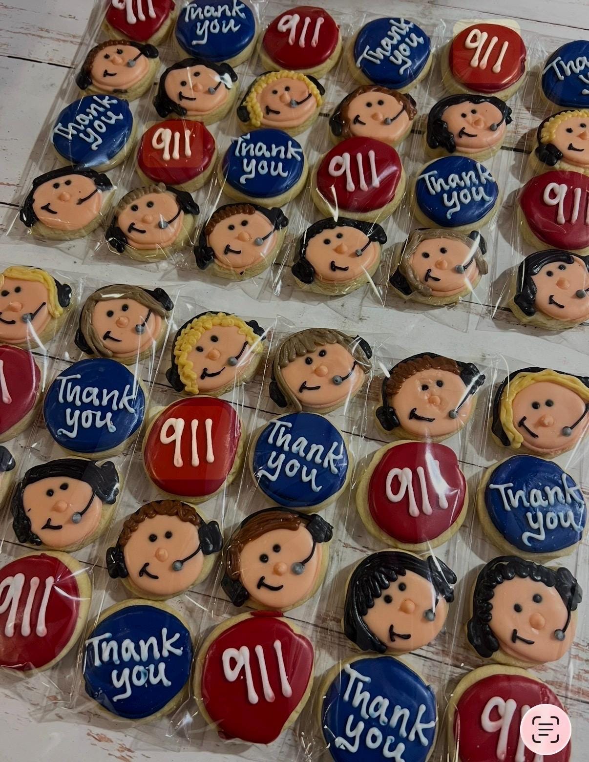 911 Dispatcher Appreciation Cookies | Telecommunicator Week Cookies ...