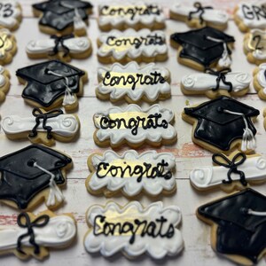 Graduation Sugar Cookies Grad Party Favors Grad Party - Etsy