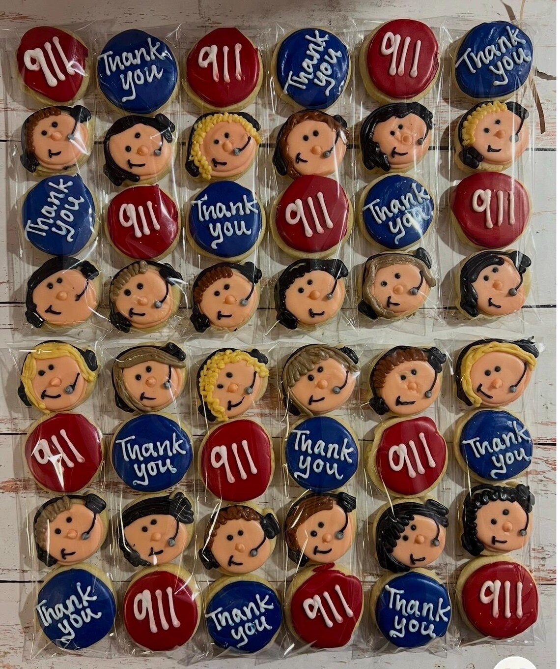 911 Dispatcher Appreciation Cookies | Telecommunicator Week Cookies ...