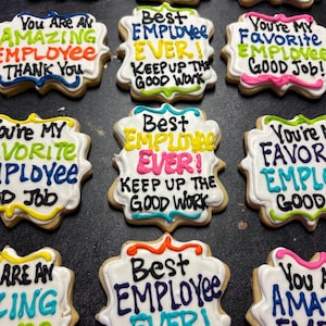 Employee Appreciation/thank You Cookies - Etsy