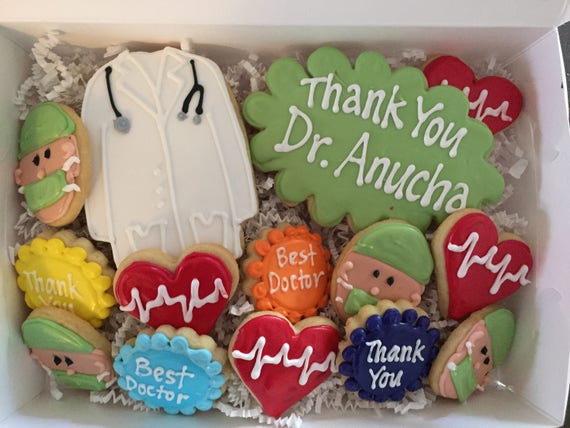 Thank You DOCTOR Sugar Cookies MEDIUM - Etsy