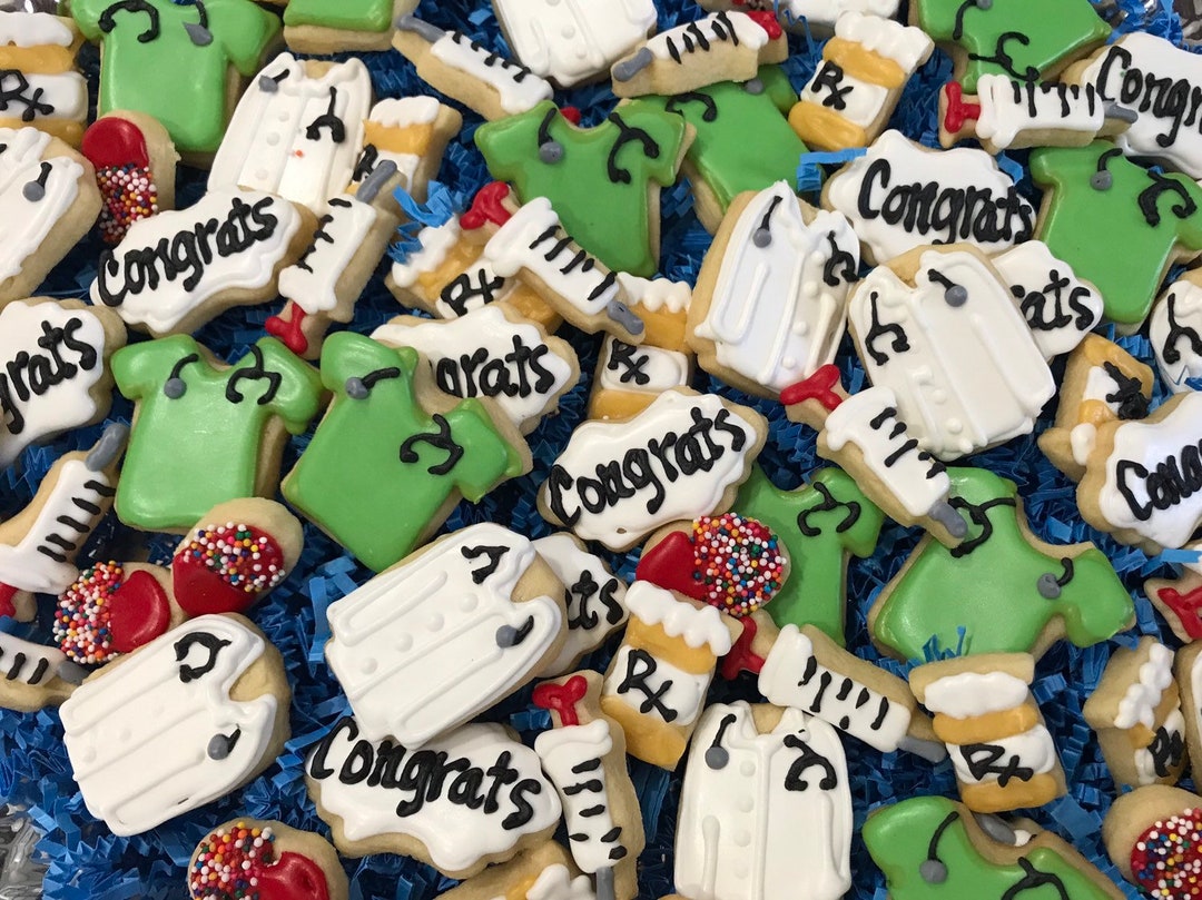 Medical School/doctor Graduation Sugar Cookies - Etsy