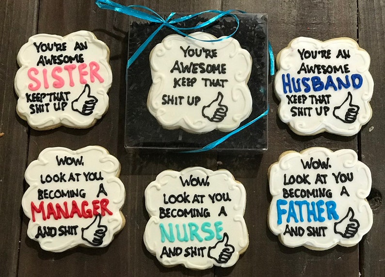 You're Awesome/good job Cookie Boxes | Etsy