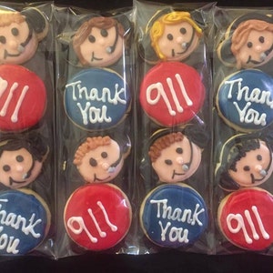 911 Dispatcher Appreciation Cookies | Telecommunicator Week Cookies ...