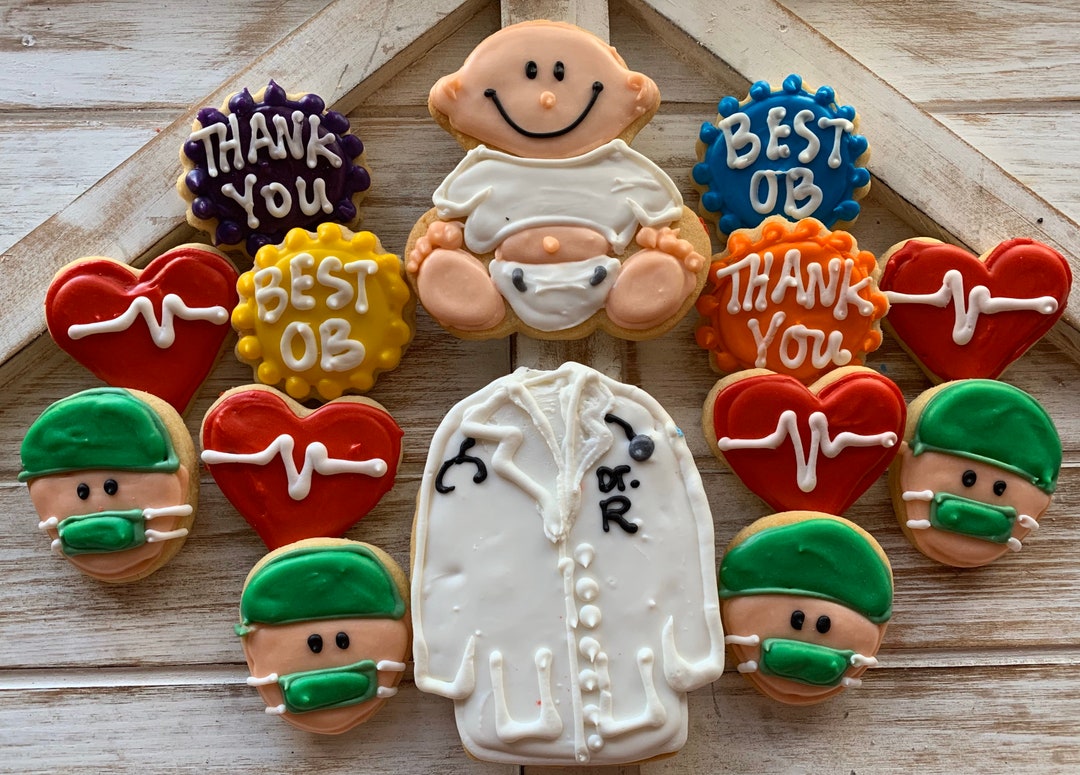 Thank You OB/GYN Doctor Sugar Cookies - Etsy