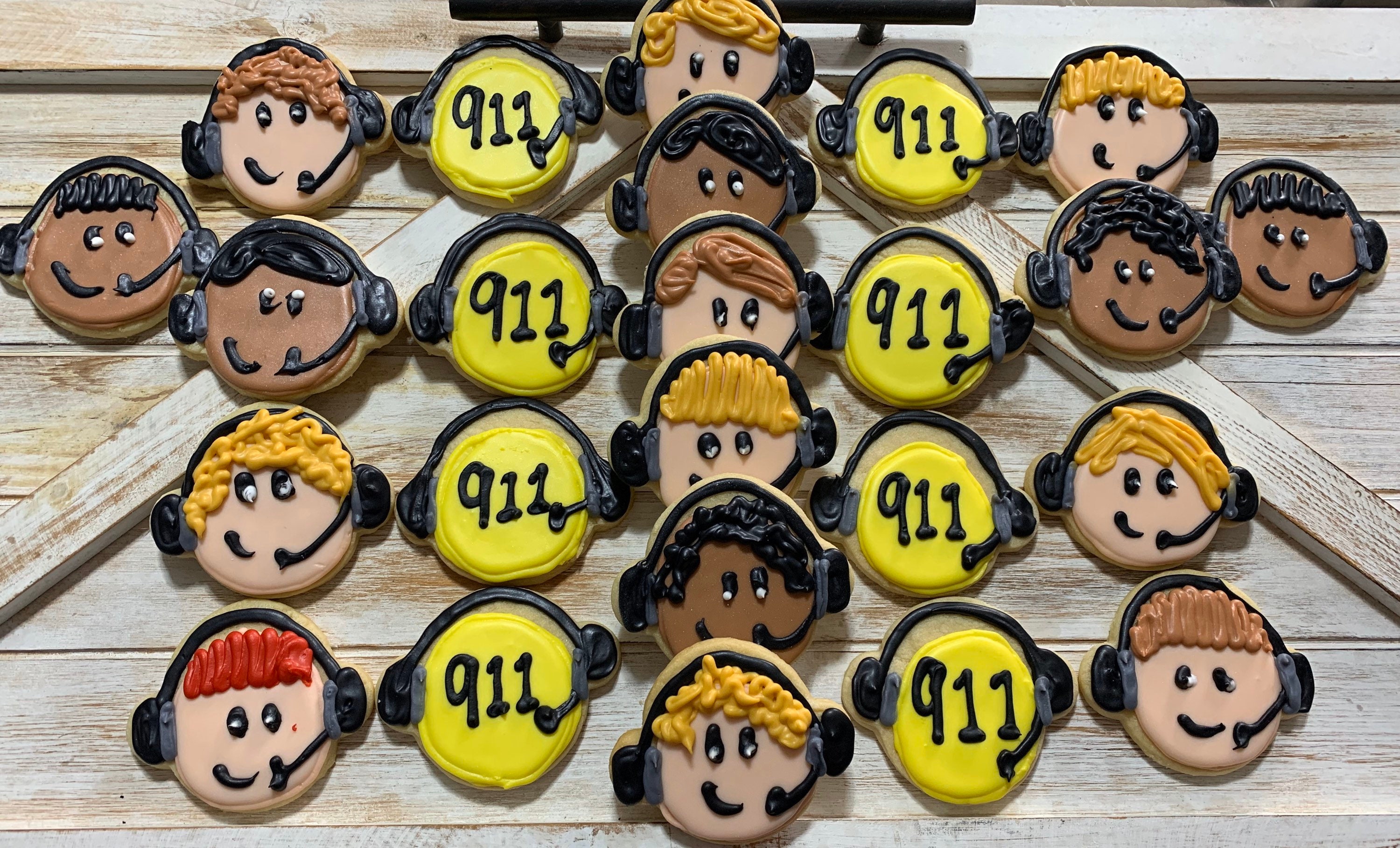 911 Dispatcher Appreciation Cookies | Telecommunicator Week Cookies ...