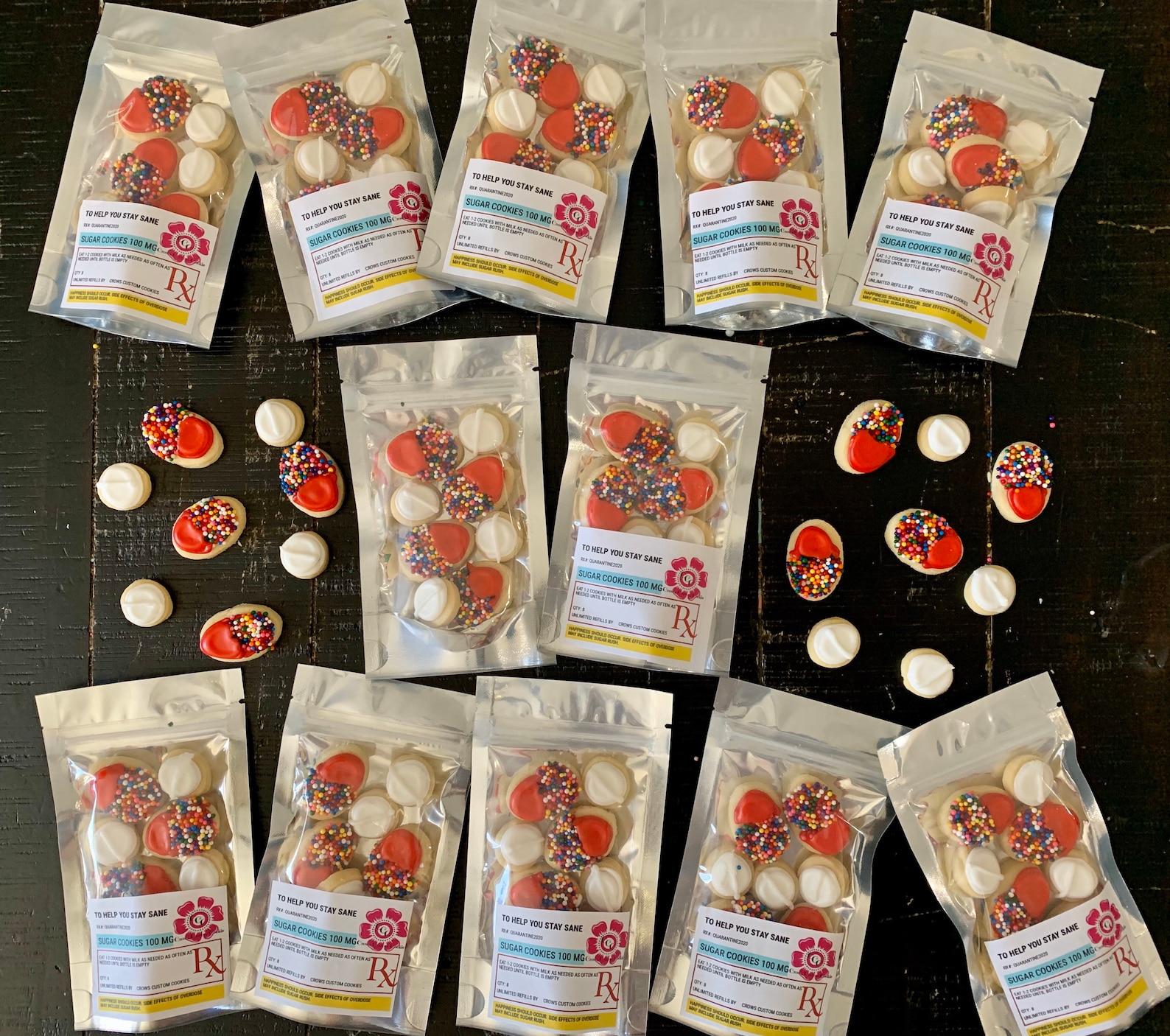 Thank You DOCTOR/NURSE Cookies Pill Packs 12 Packs Total - Etsy