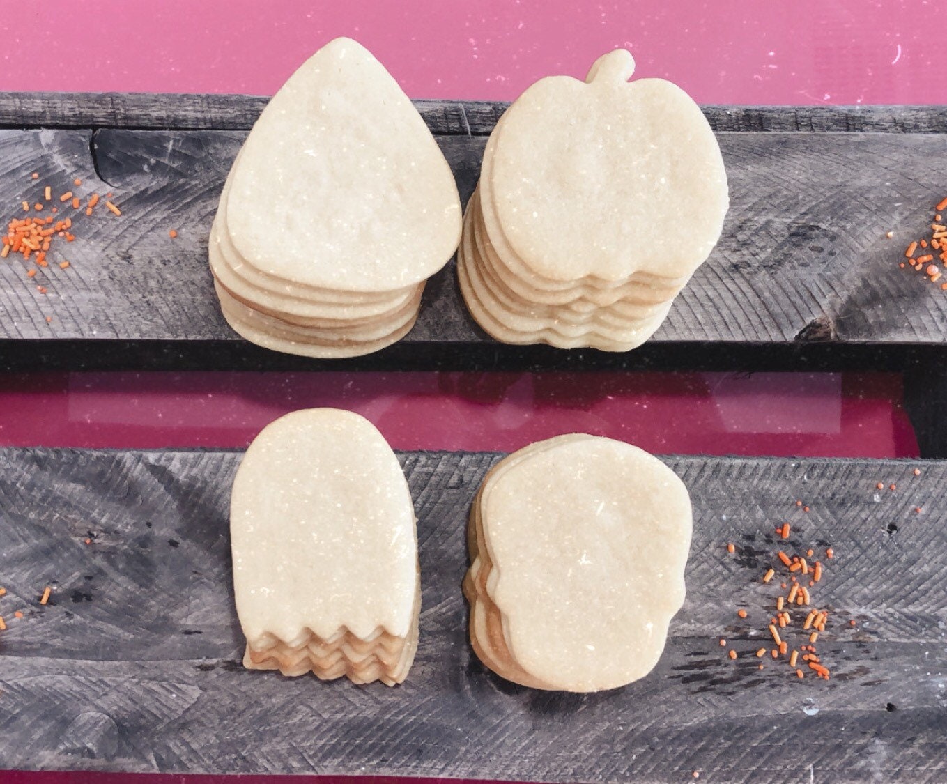 Undecorated Halloween Sugar Cookies 3 Dozen - Etsy