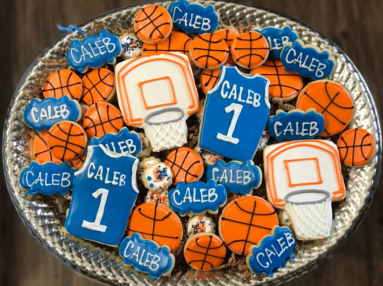 Basketball Themed Cookies for Tray - Etsy