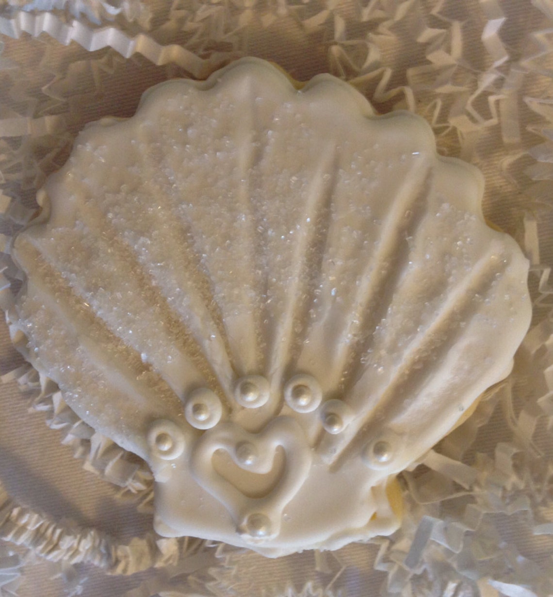 Shell Wedding Individually Wrapped Favor Sugar Cookie | Etsy
