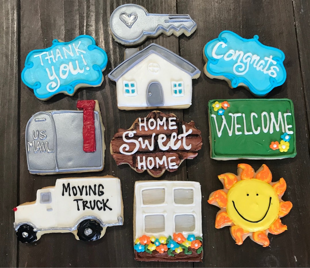 House Warming/new Home/realtor Cookie Gift Box - Etsy