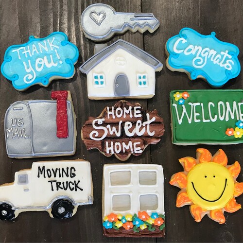 House Warming/new Home/realtor Cookie Gift Box - Etsy