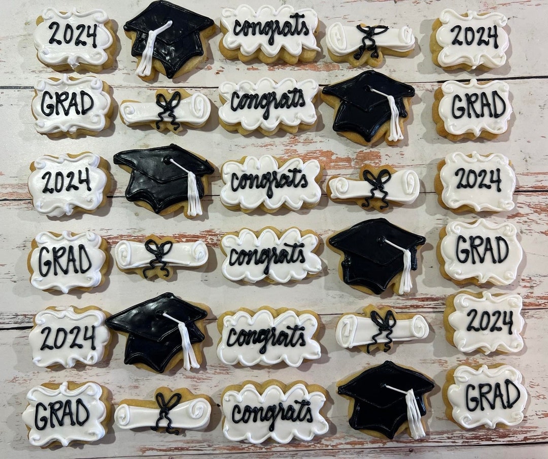 Graduation Sugar Cookies - Grad Party Favors - Grad Party Sweets - Etsy