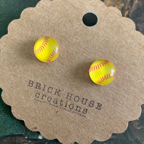 Softball Necklace Softball Jewelry Personalized Softball - Etsy