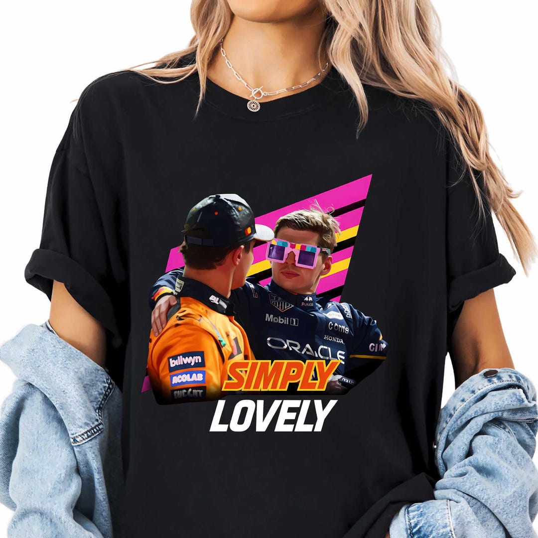 Max Verstappen Lando Norris F1 T-shirt, Simply Lovely Pixel Glasses ...