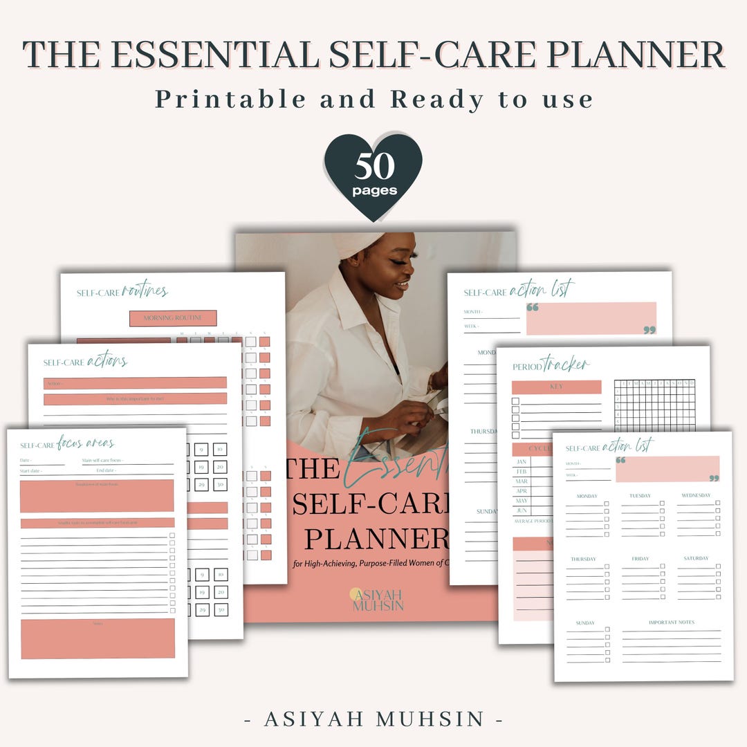 Self-care Planner for Women of Color ( INSTANT Download) - Wellness ...